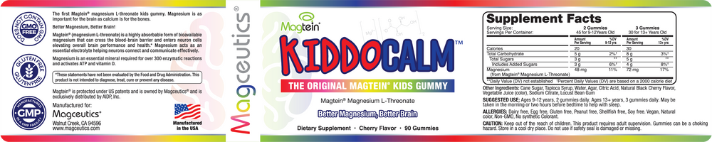 Buy KiddoCalm Magtein Magnesium Gummies for Kids | MAGCEUTICS